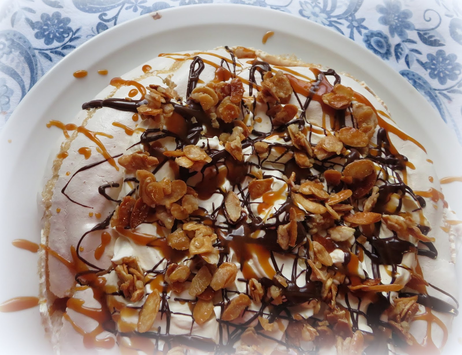 Salted Caramel Pavlova | The English Kitchen