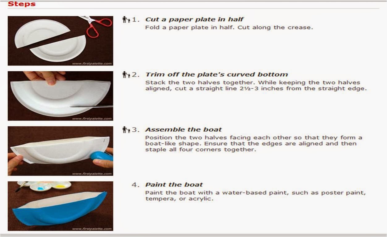 CIKGU EELA (IL) PRESCHOOLERS @ PCE: Paper Plate Sailboat Craft