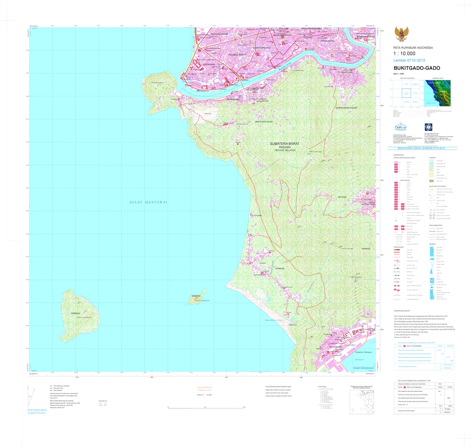 IPAMAS JAKARTA: Peta RBI [Topografi]