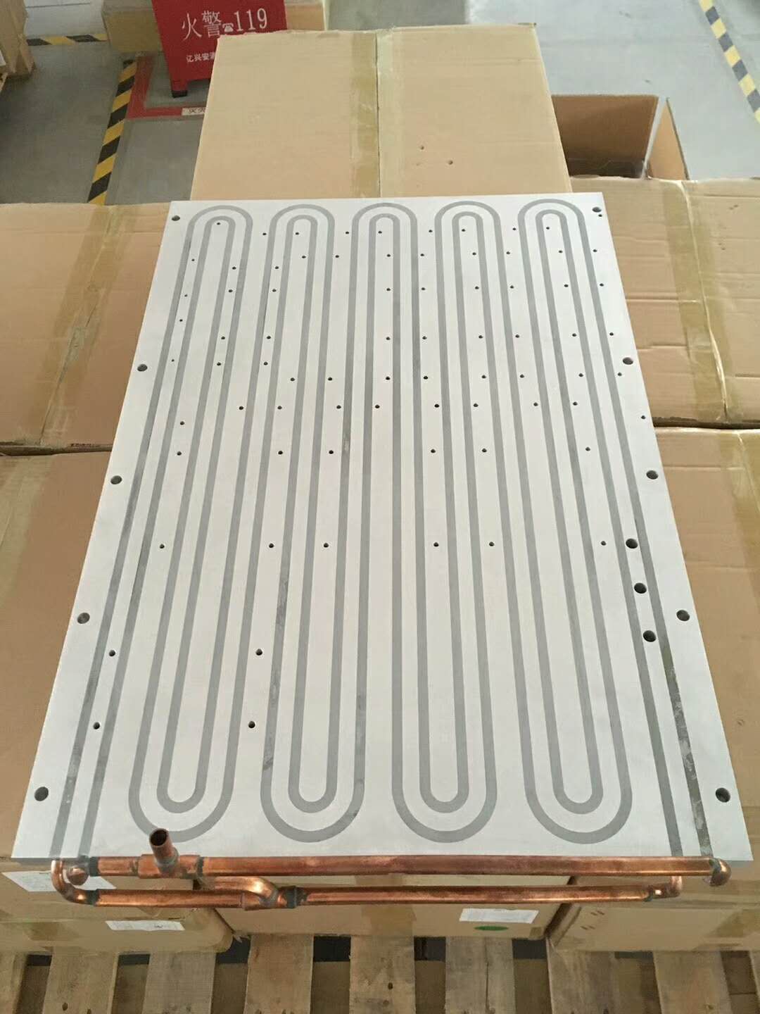 Thermal Management: The large size liquid cold plate we manufactured