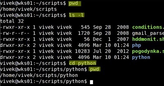 How To: Use pwd Command In Linux / UNIX | LPI Central