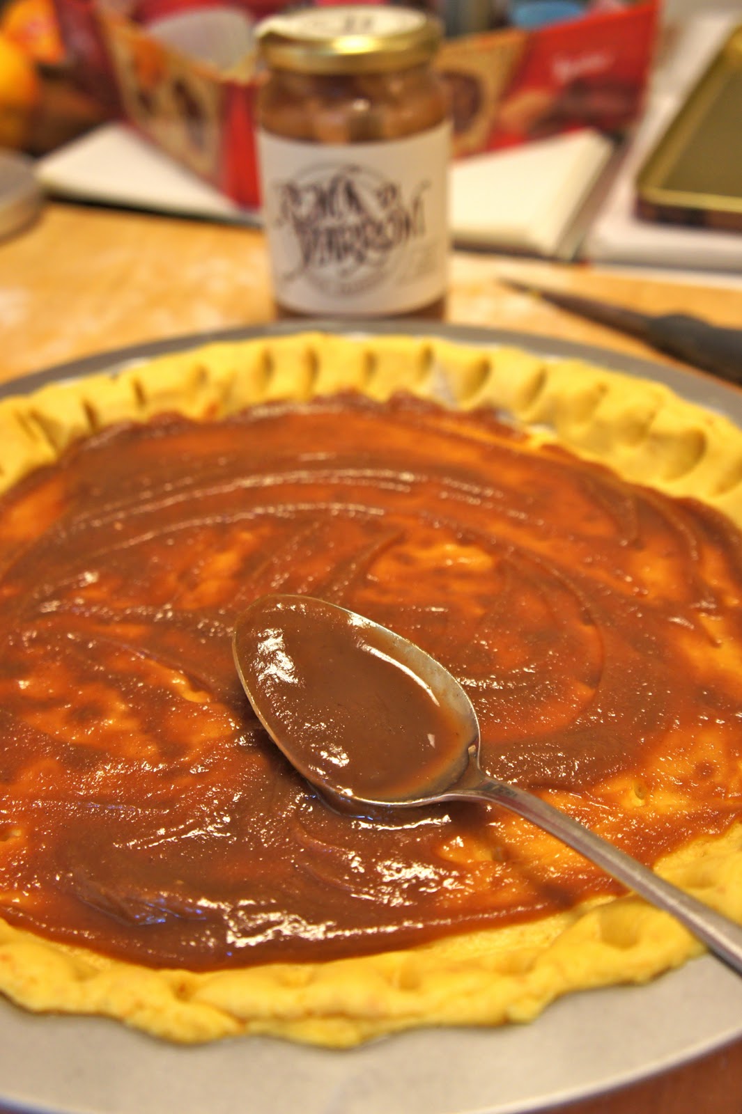 chocolate and cakes: rustic tart with chestnut cream