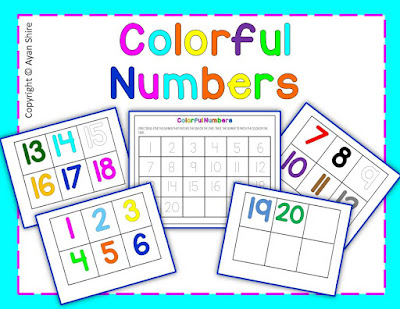 TeacherMomPlus3: Free Printable (Number Recognition)