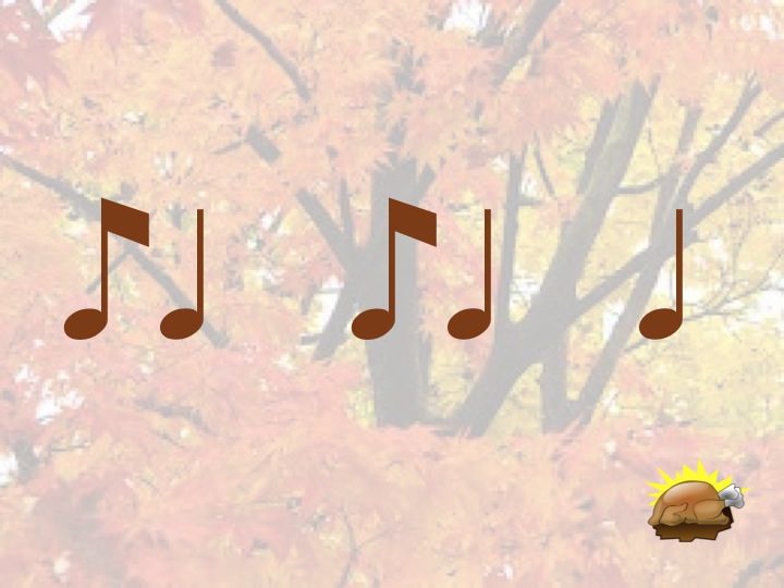Turkey Rhythm Game - Music a la Abbott - Amy Abbott - Kodály Inspired ...