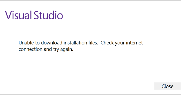 Visual studio installer failed to download - Oracle Apps how to ...