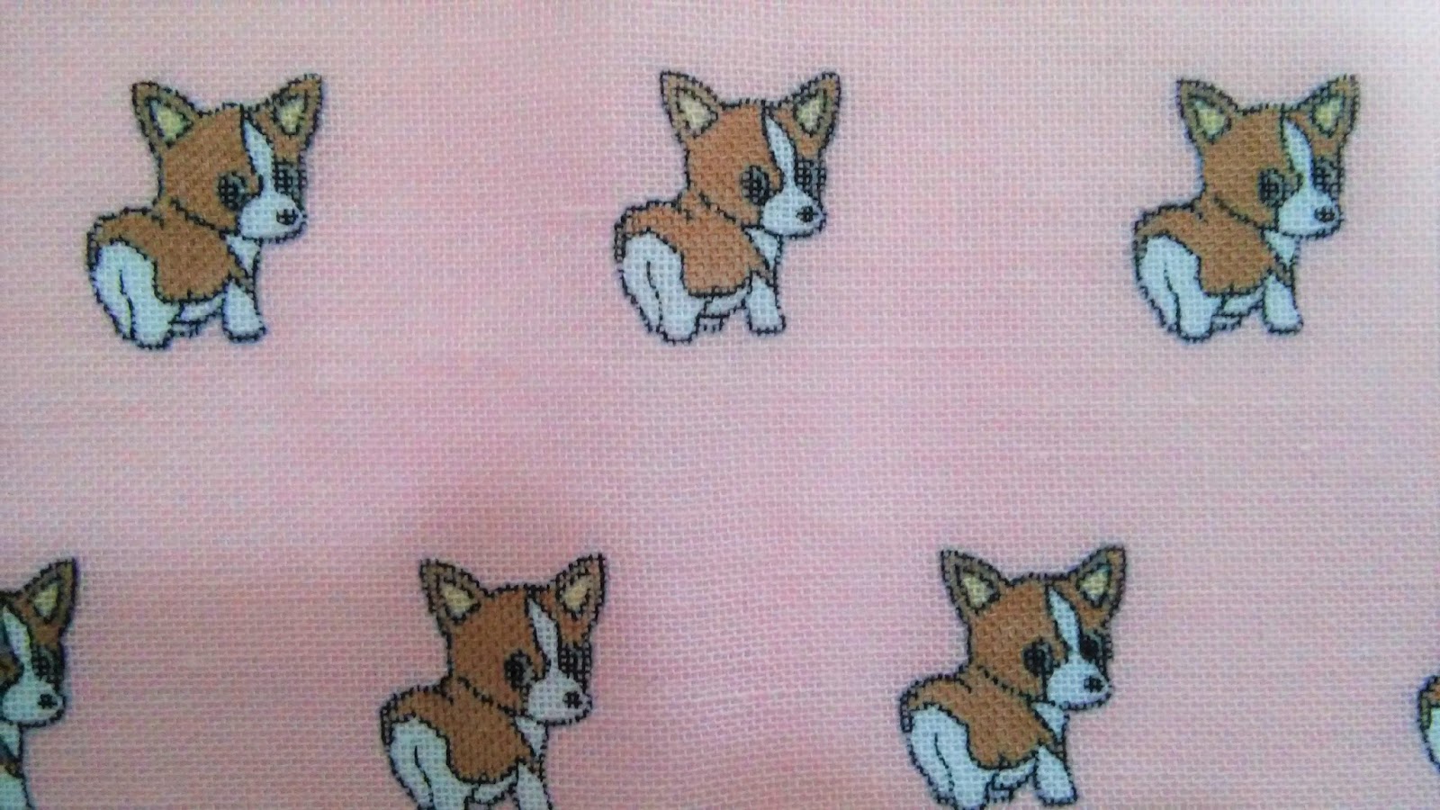 Dog Welsh Corgi Handkerchief Bandana Fabric