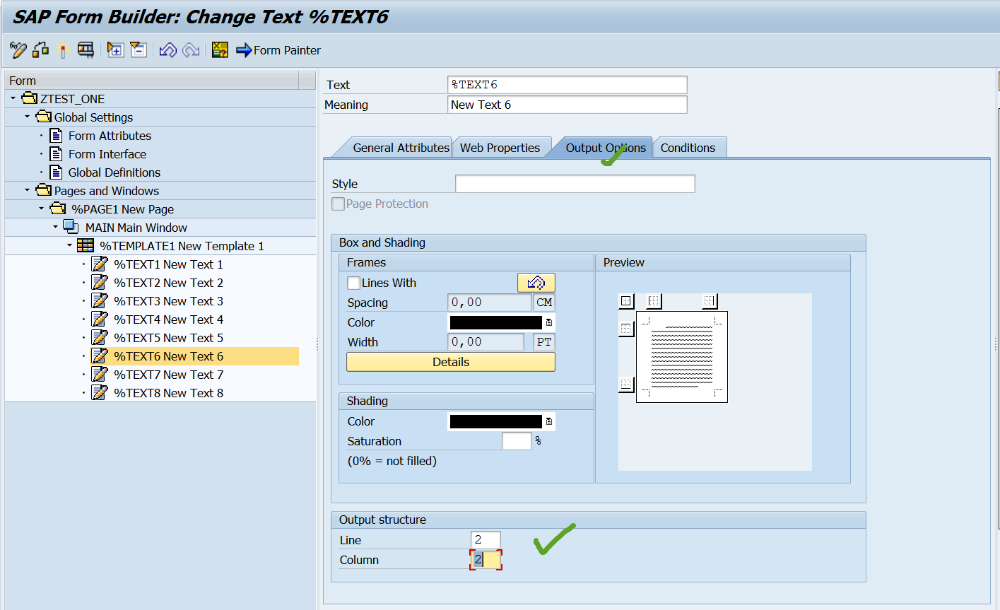 TECHSAP : 10. Smartform :Designing a template in Smartform