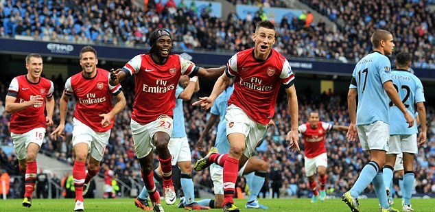 The Mighty Gunners: Manchester City vs Arsenal 1-1
