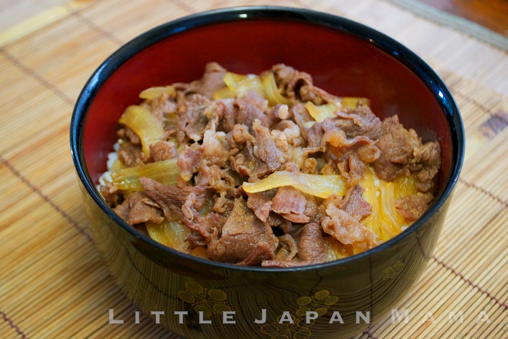 little japan mama : Gyudon Recipe