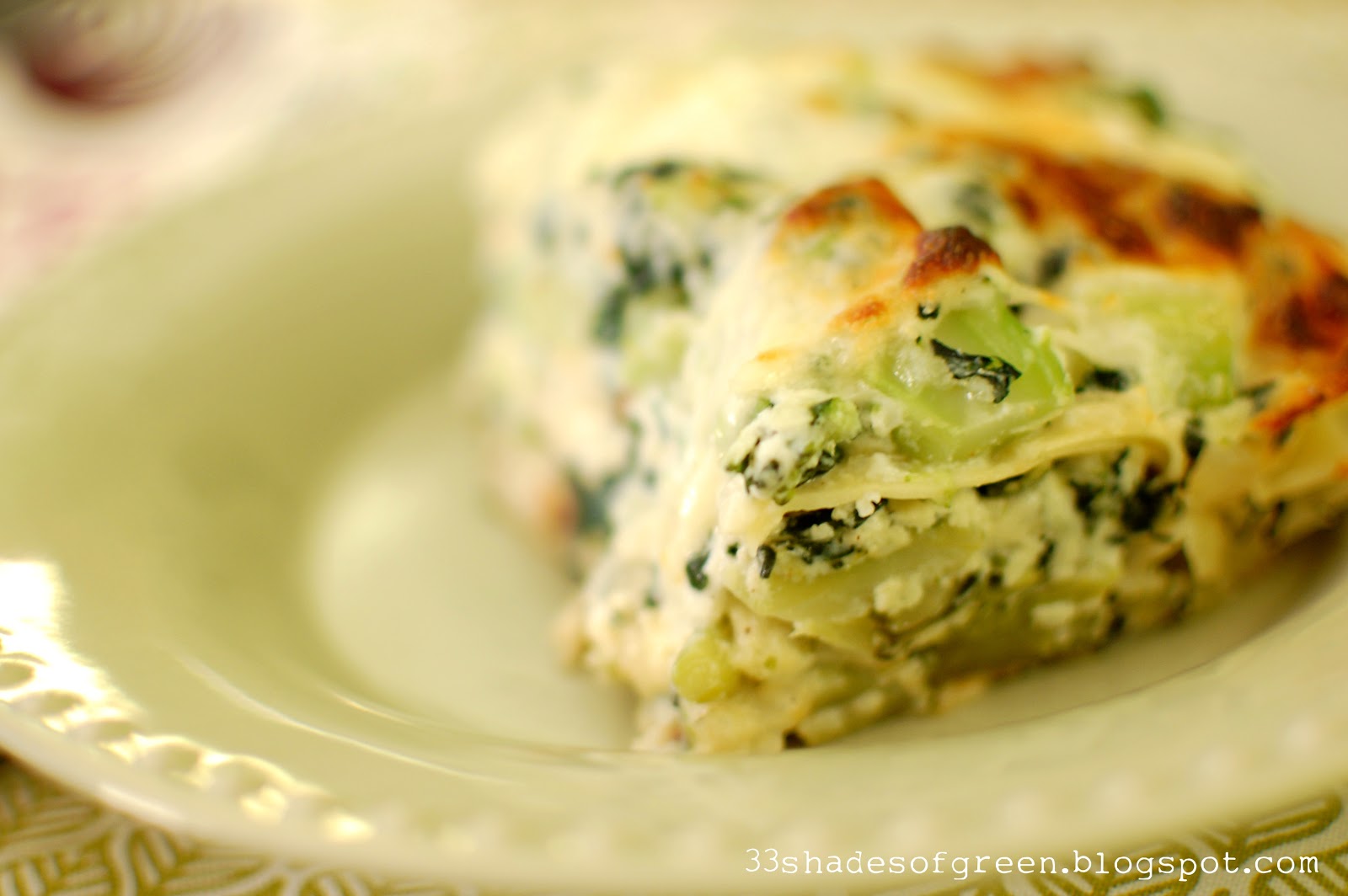 33 Shades of Green: Tasty Tuesdays: Spinach & Broccoli Lasagna