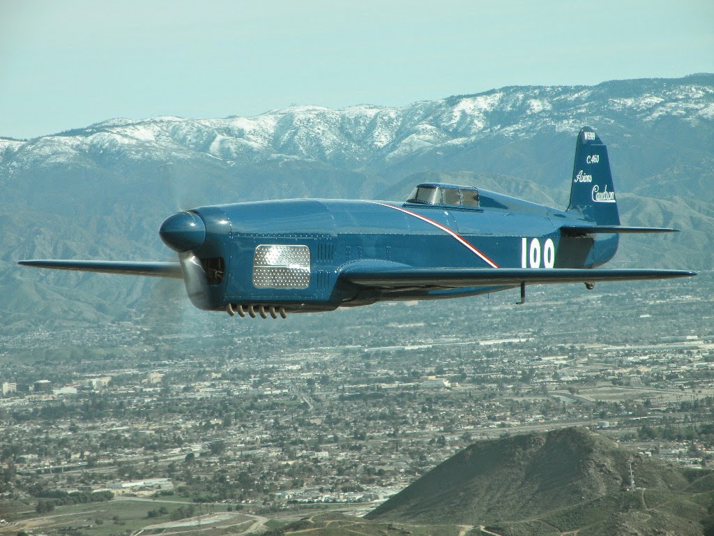 Oil stain garage: Caudron C.460 racing airplane