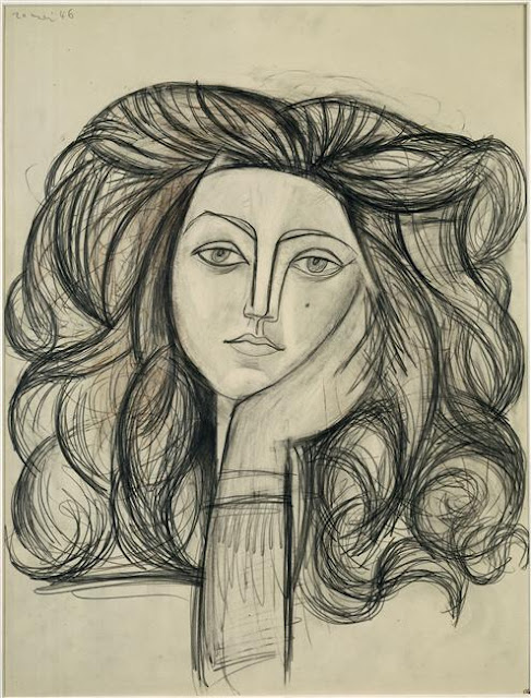 ART BLOG: Pablo Picasso - Portrait of Francoise
