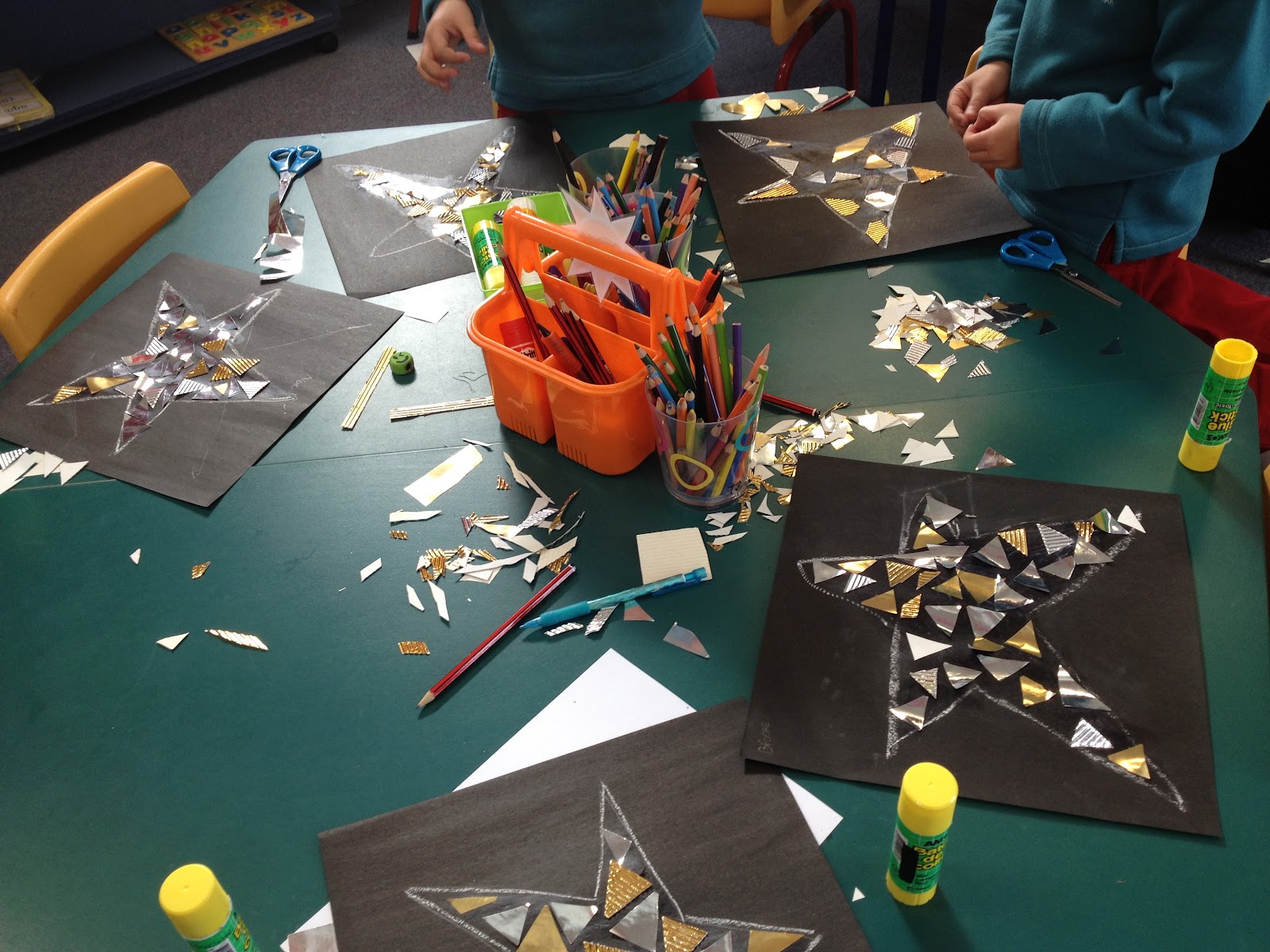 Room 8 Pinehill School: Matariki Art Work