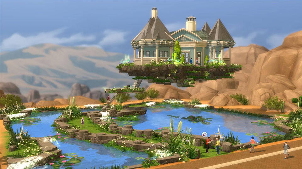 Best Sims Collection: [SIMS 4][LOT] Flying Dream Home by anja_gersti