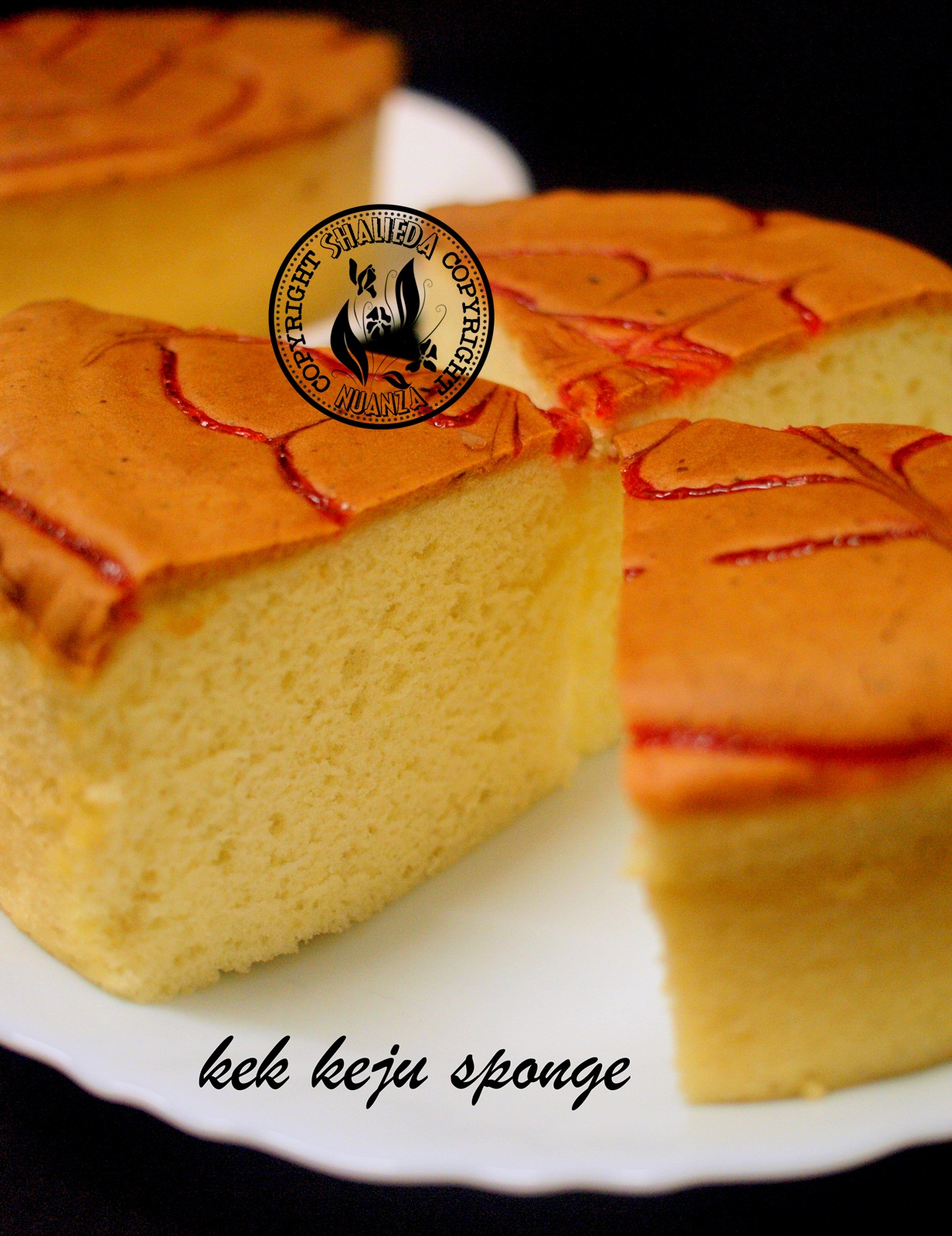 Pesona Cinta Cida de'Nuanza: Kek Keju Sponge