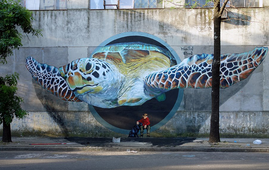 StreetArtNews ES: Martin Ron Nuevo Mural en Buenos Aires, Argentina