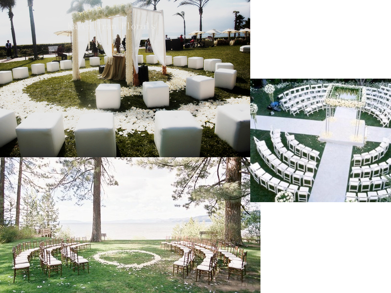 What's Your Something Blu?: Wedding Wednesday :: Unique Ceremony Setup