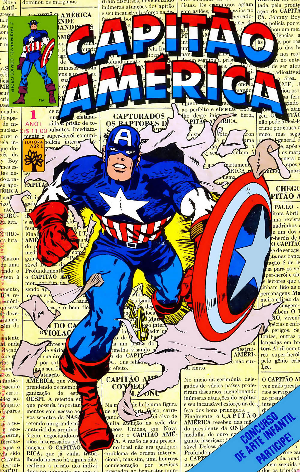 Cine e Quadrinhos: Capitão América nº1