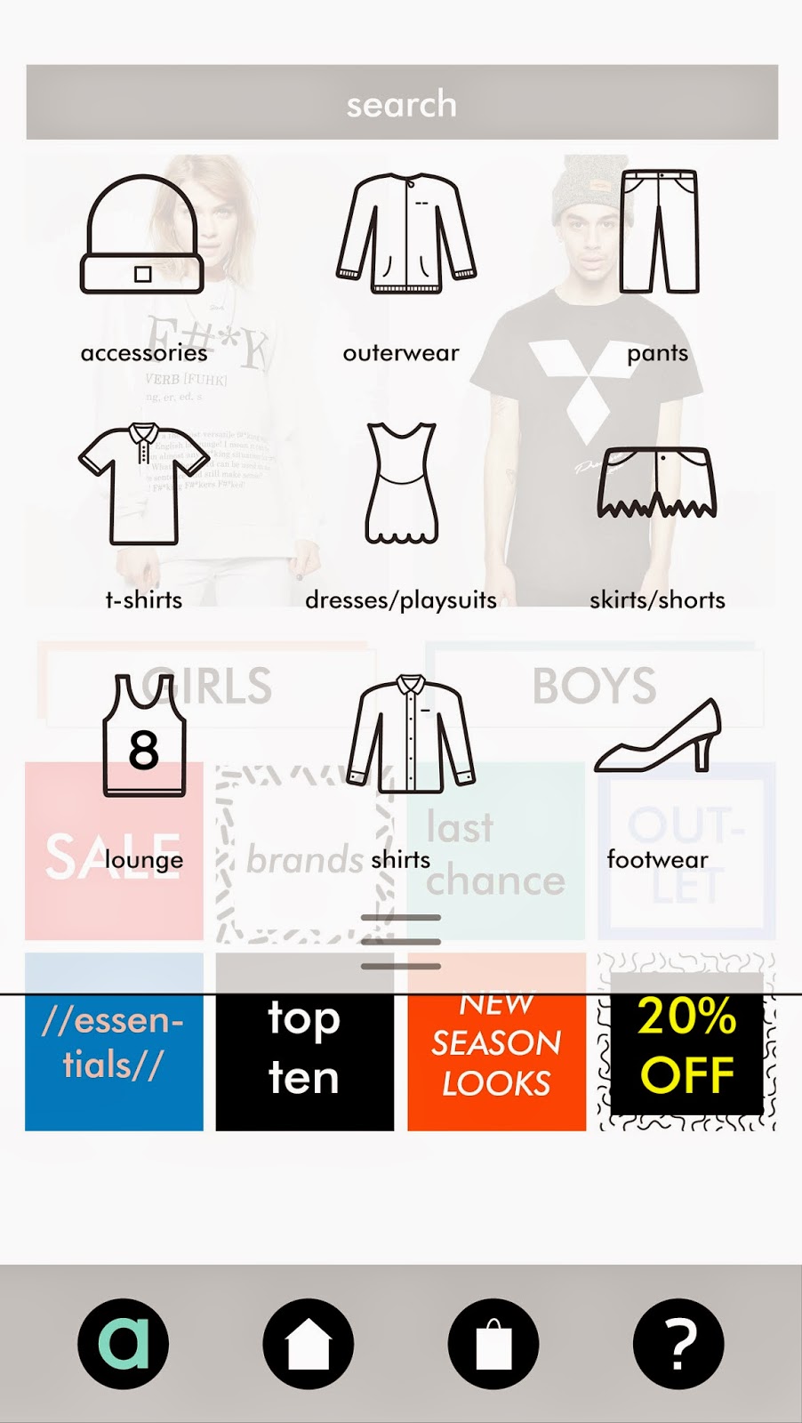Design Practice: ASOS App Wireframes