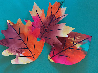 Granny Goes to School: Super Easy Fall Leaf Art Activity