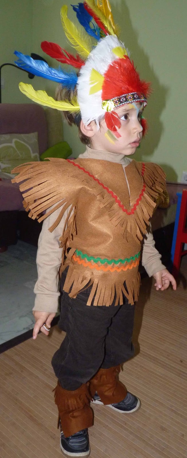Disfraz de indio para niño - Imagui