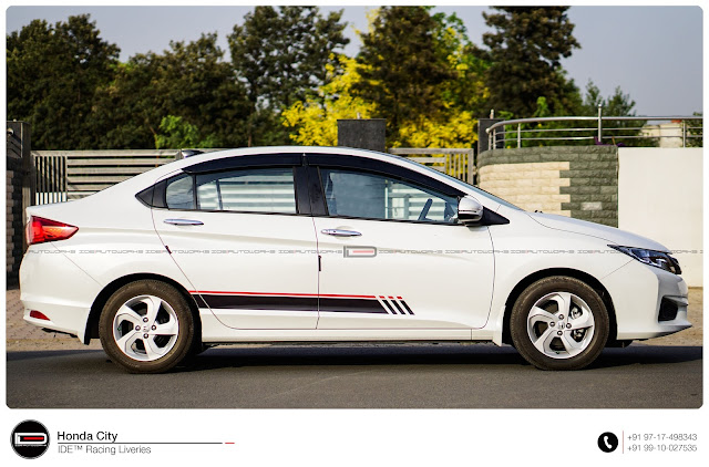 Honda City- Racing Graphics | IDE Autoworks