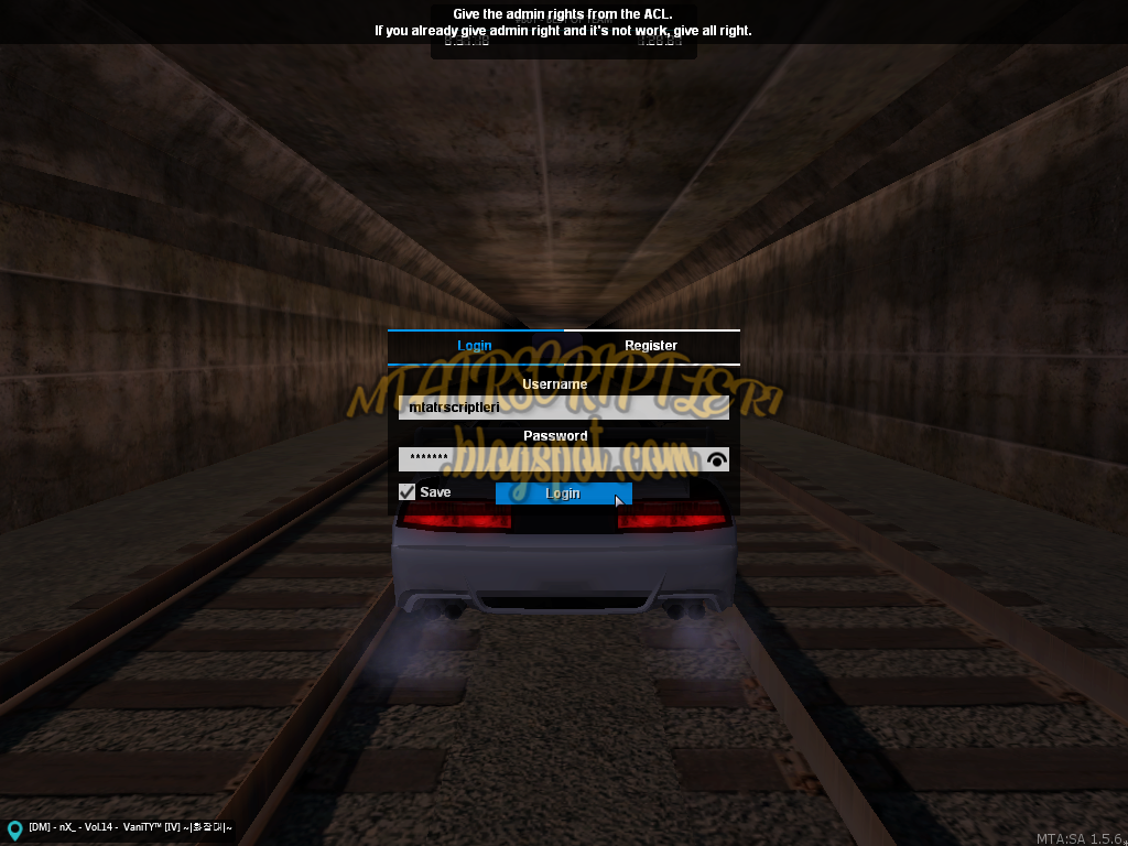 [MTA:SA] Login Panel DM/DD/Race/Freeroam - MTA TR SCRİPTLERİ | Multi ...
