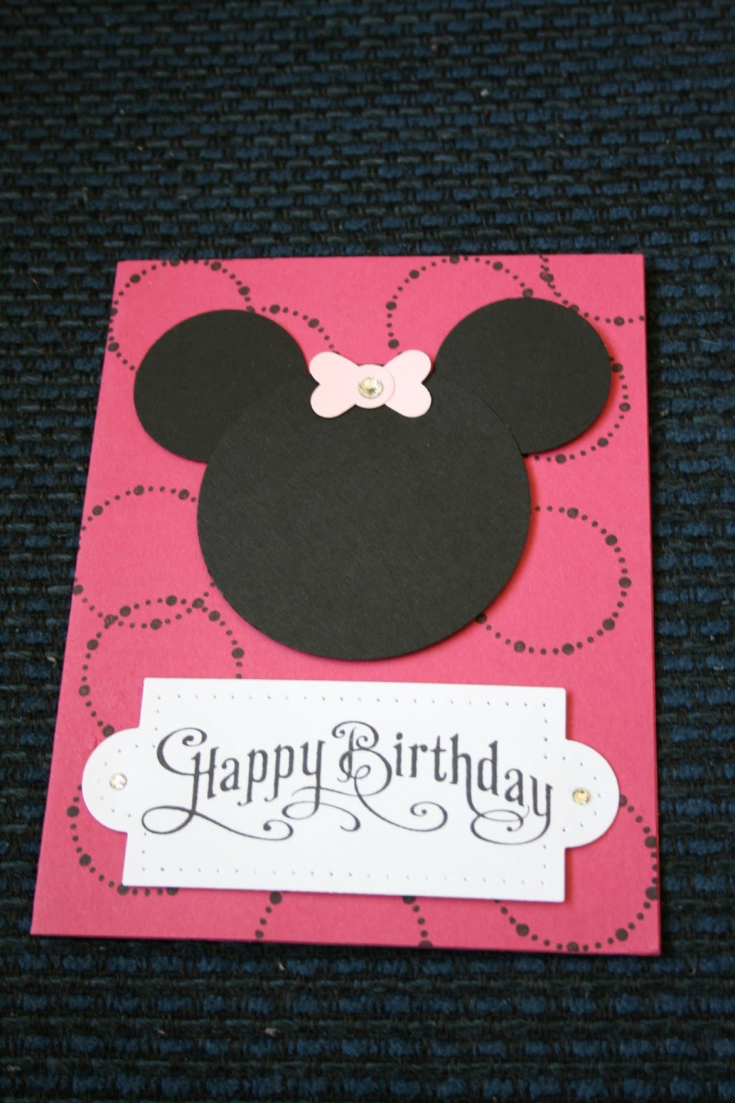 Stamp Inspirations: Minnie Mouse Punch Art