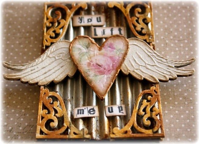 Such a Pretty Mess: Dusty Attic November ATC {Theme: Flying High}