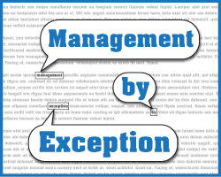 Banking Diploma Study Materials: Define Management by exception