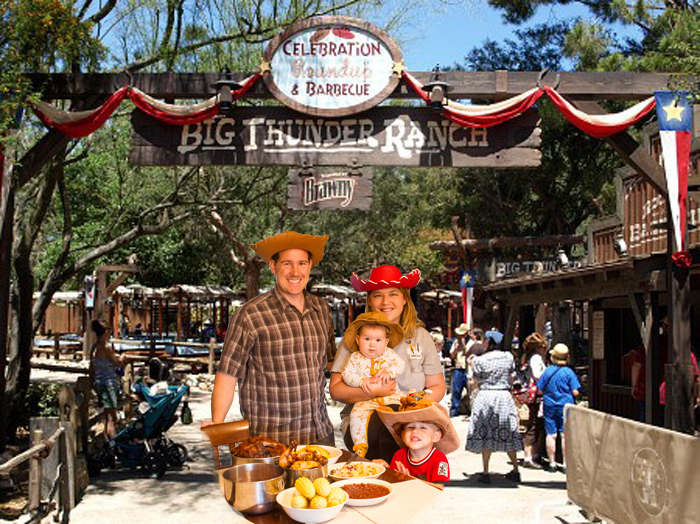 Tales of the Flowers: Big Thunder Ranch BBQ plus a visit from Woody