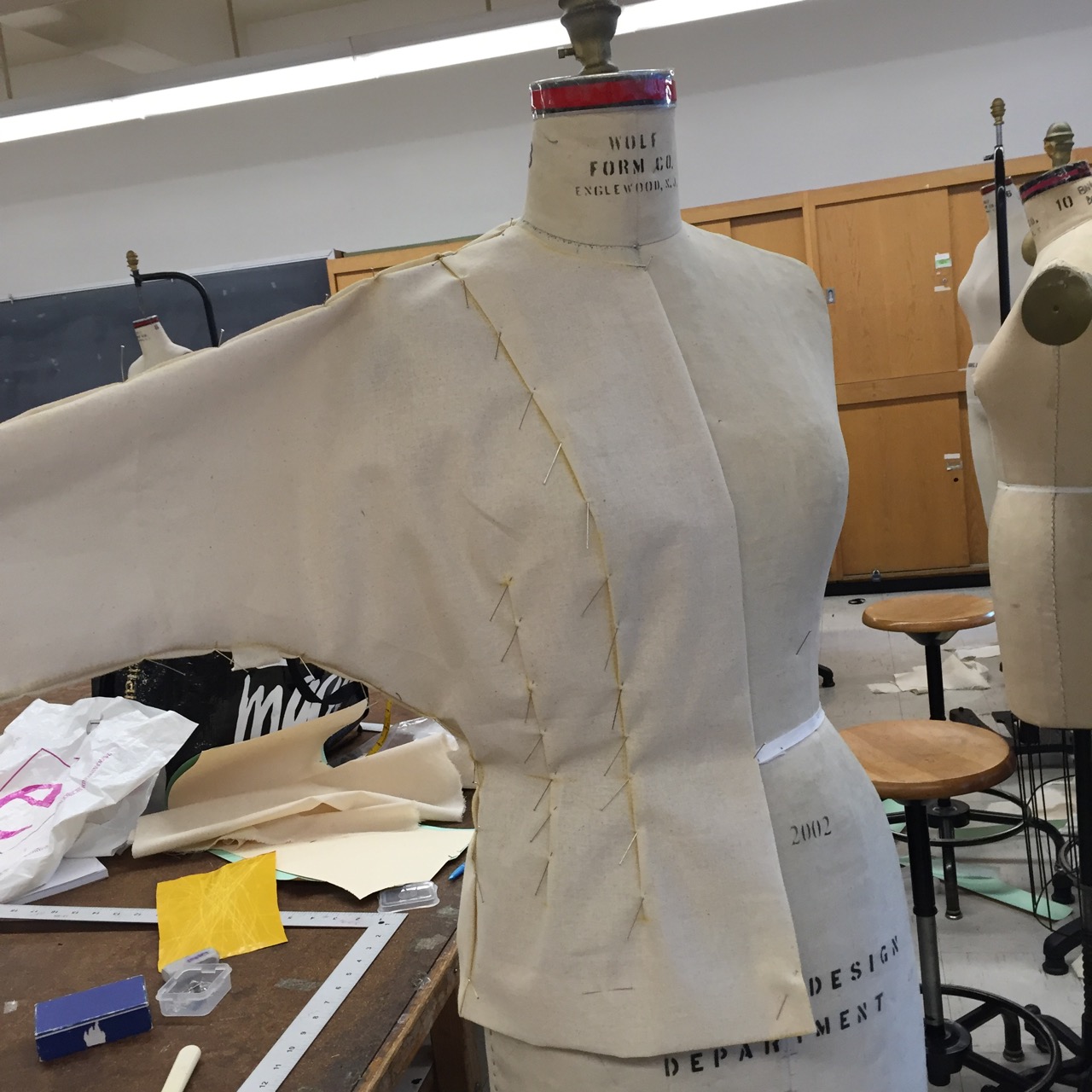 male pattern boldness: Draping and Tailoring Class UPDATES