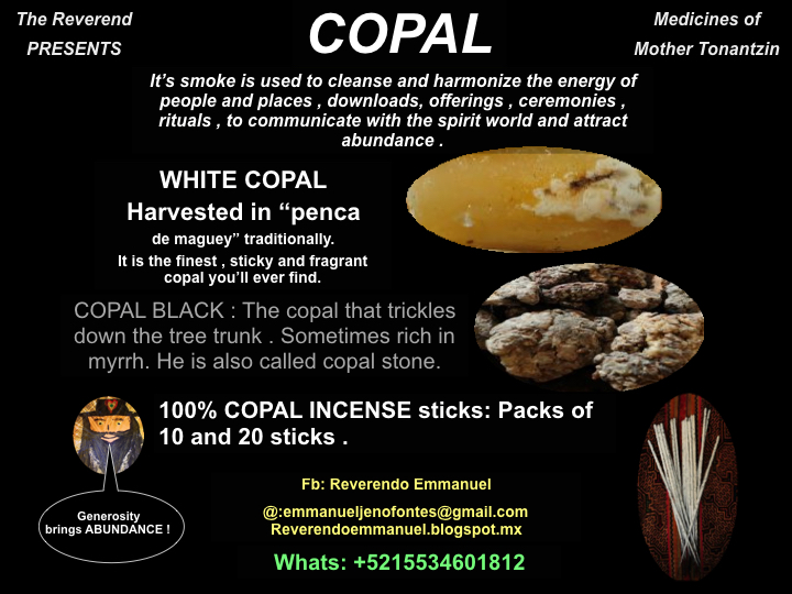 The Reverend Presents:: Copal: Magic resin of the sacred trees.