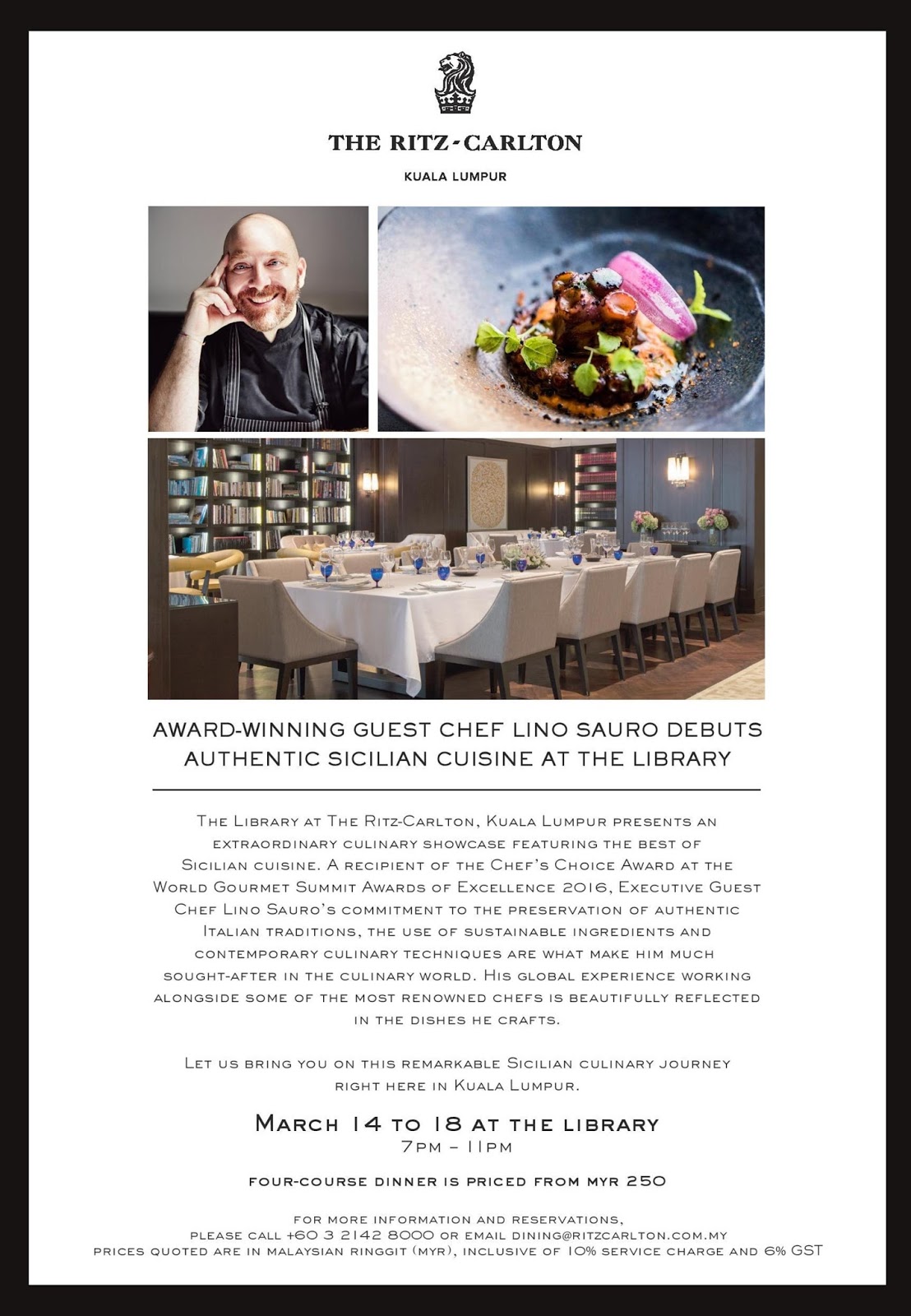 Follow Me To Eat La - Malaysian Food Blog: Coming Soon: Executive Guest ...