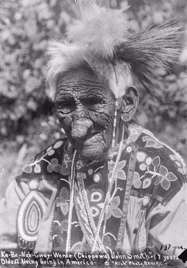 10 Portraits of White Wolf aka Chief John Smith, the Oldest Native ...