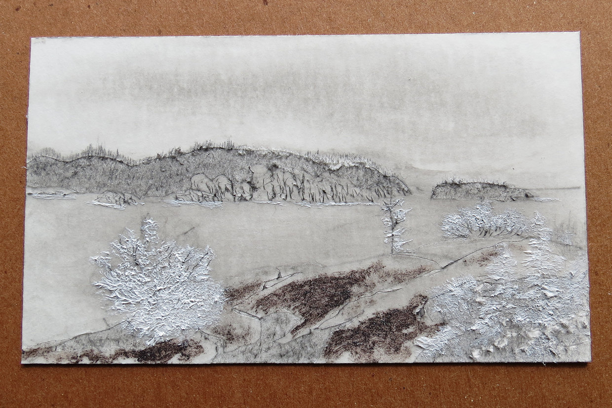 My Printmaking Journey: collagraph - printing plate made from recycled ...