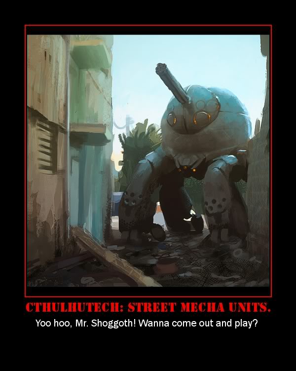 La Búsqueda de Tanelorn: MOTIVADORES CTHULHU TECH