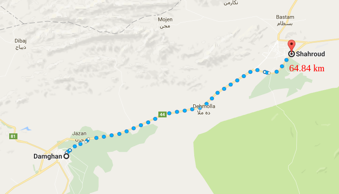 The beautiful walk : Shahrud