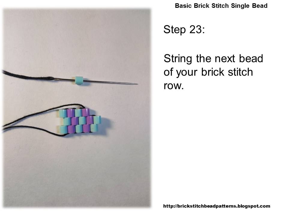 Brick Stitch Bead Patterns Journal: Basic Brick Stitch Single Bead ...