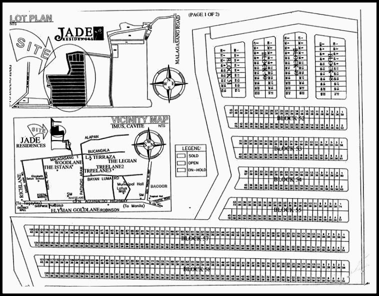 Subdivision Map / Plan | Jade Residences Imus Cavite - Cheap Pag-ibig ...