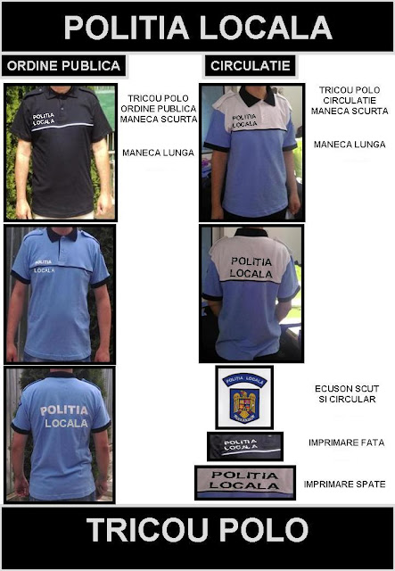 UNIFORME SI ECHIPAMENTE POLITIA LOCALA: IMBRACAMINTE