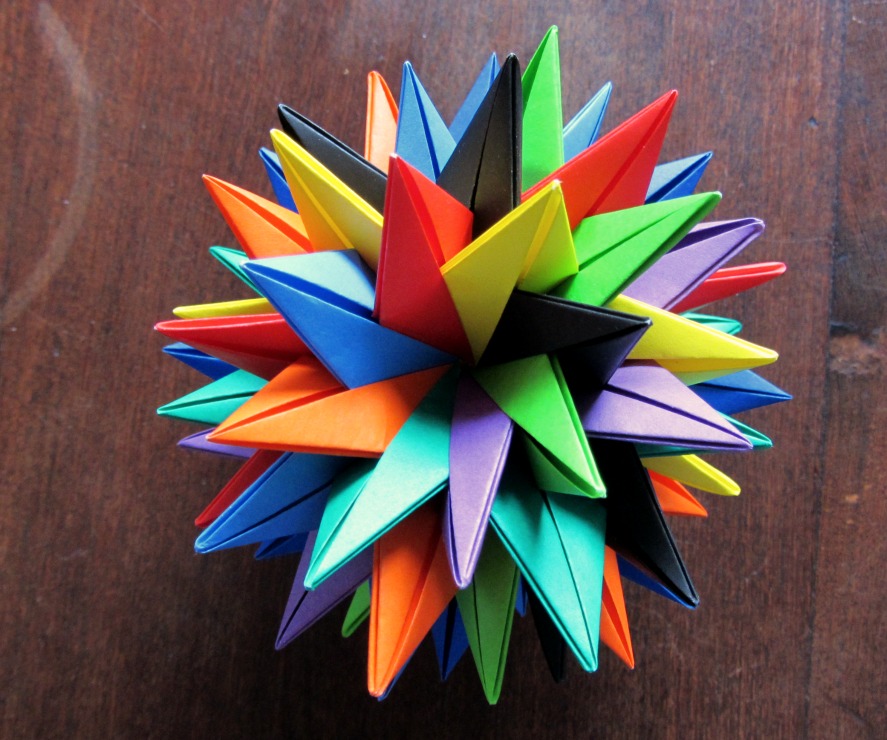 Origami modular paso a paso - Imagui