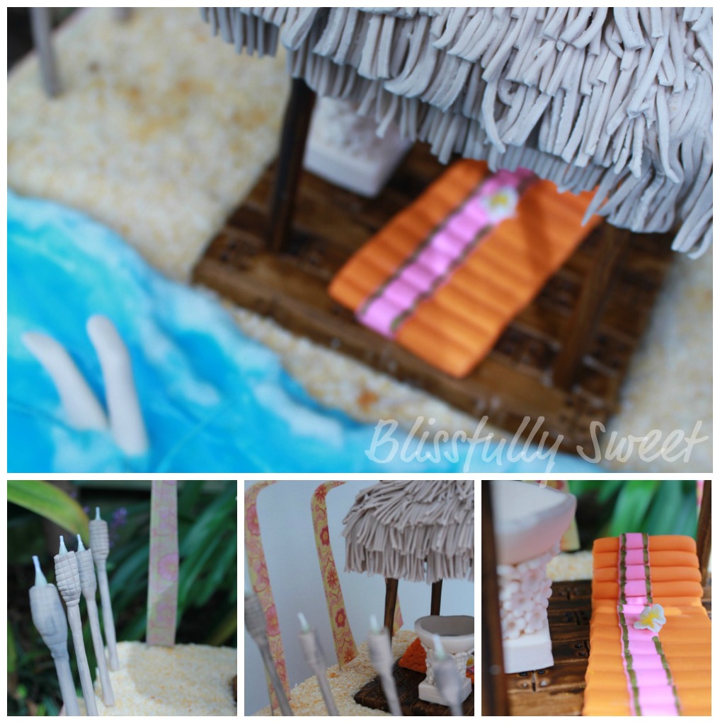 Blissfully Sweet: Bali Themed 40th Birthday Cake