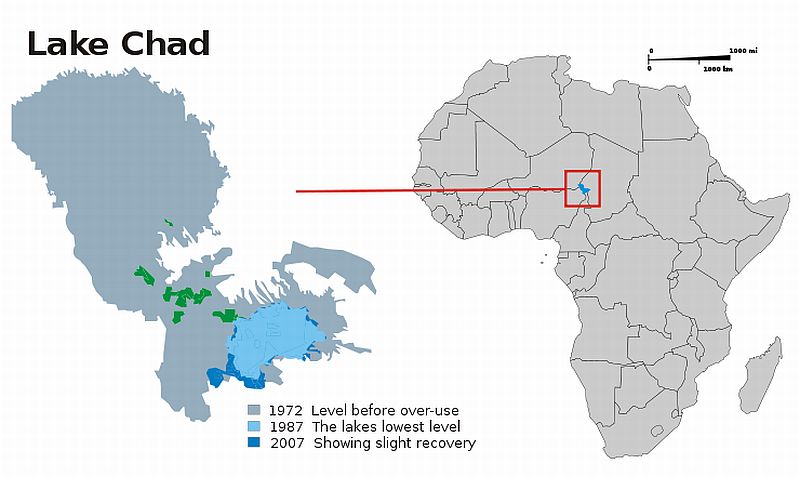 Ingeniería y Computación: Lago Chad, acabará secándose a lo largo de ...