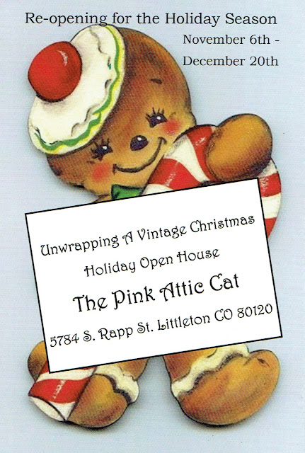 Isa Creative Musings: Pink Attic Cat Re-Opens for the Holiday Season