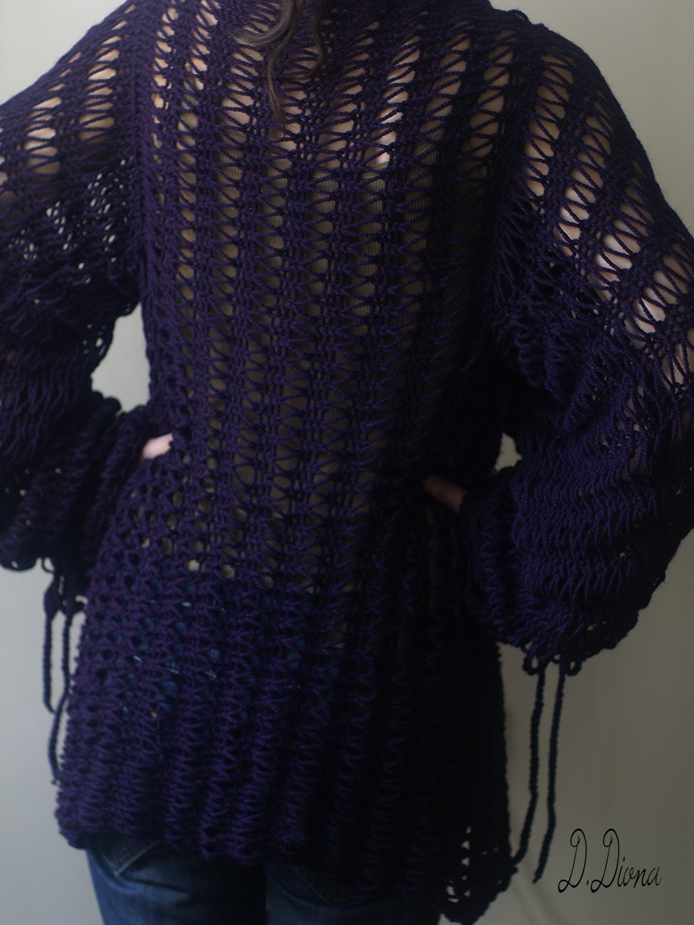 DIVNA'S SWEATERS: Handmade knitted unique loose unstructured sweater ...