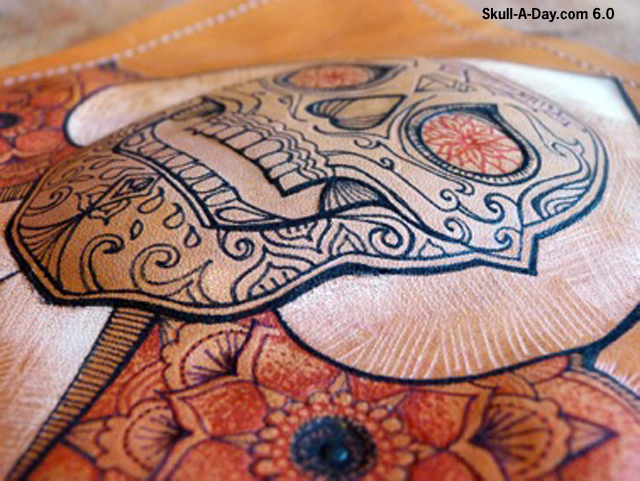 Tattooed Leather Skulls