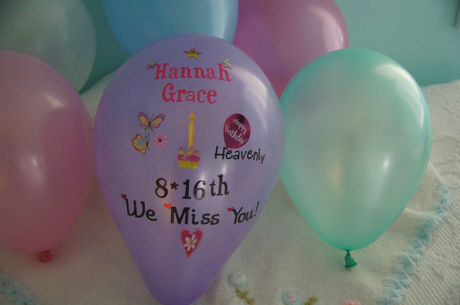 Fittsie's Angel Birthday Balloons: August Angel Birthday Balloon Pictures