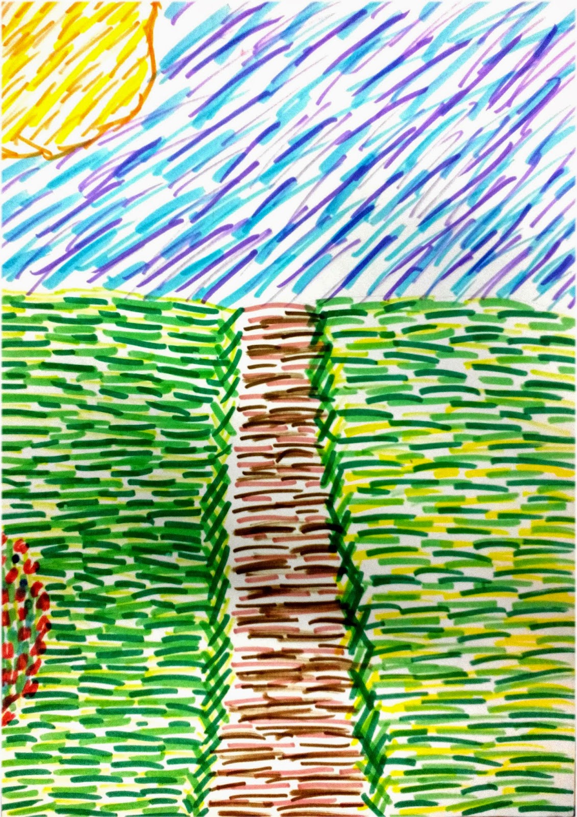 Galería de Arte Alhucema: Rayonismo. 3º ESO A