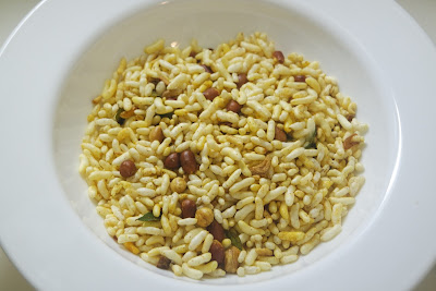 Bhel / healthy Puffed Rice - How to Make Oli Bhel - Aaichi Savali